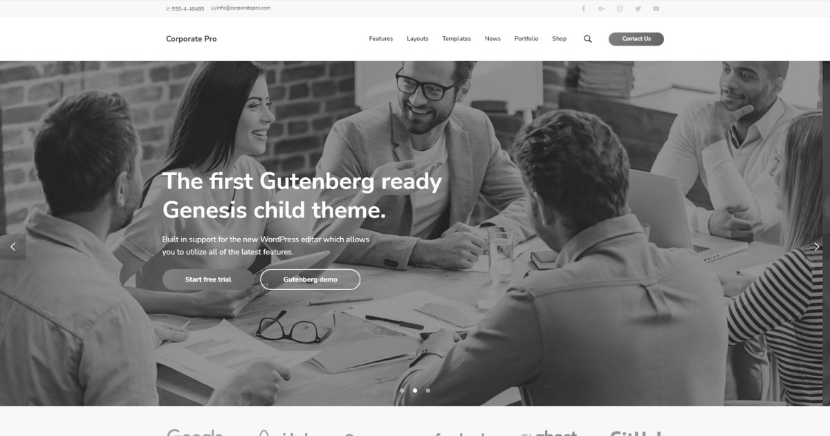 Corporate Pro Theme Genesis Framework - Didac Soria
